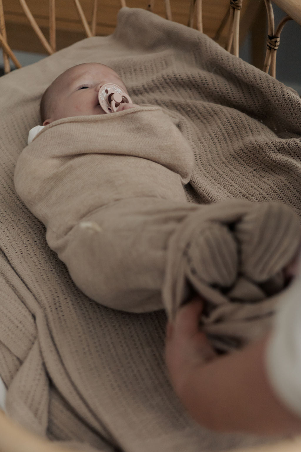 Merinowol Snuggle Cocoon/ Omslagdoek | Clay – BALKE